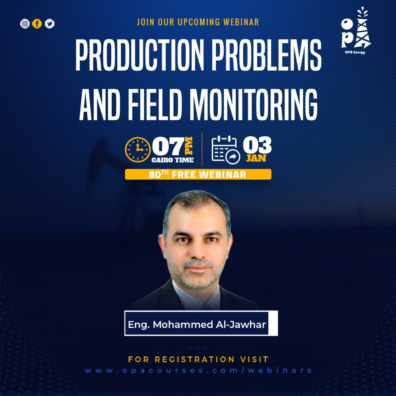 80th free Webinar - Production Problems and Field Monitoring