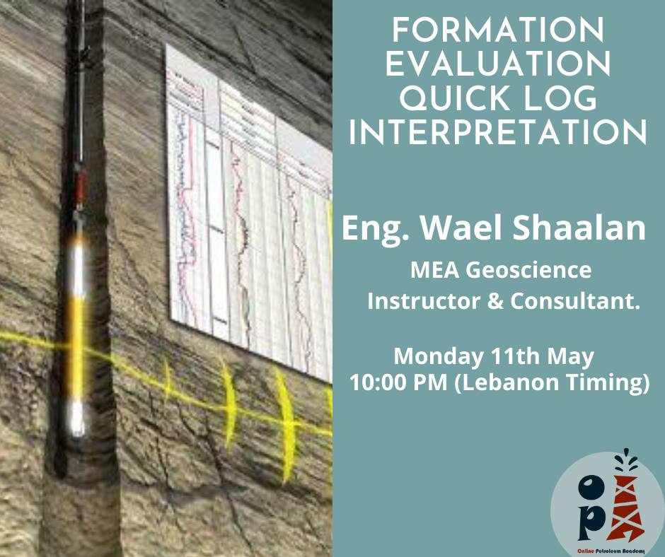 5th Free Webinar - Formation Evaluation Quick Log Interpretation